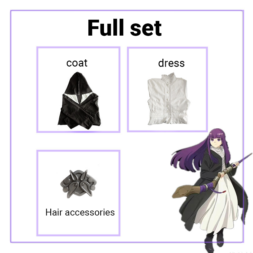 Fern Cosplay Costume from Frieren: Beyond Journey's End | Full Set ...
